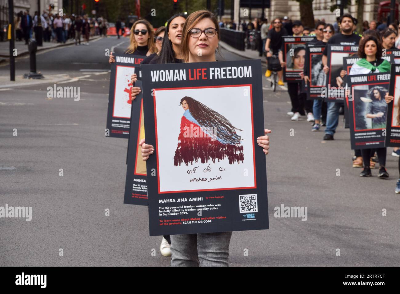 Woman life freedom signs iran hi-res stock photography and images - Alamy