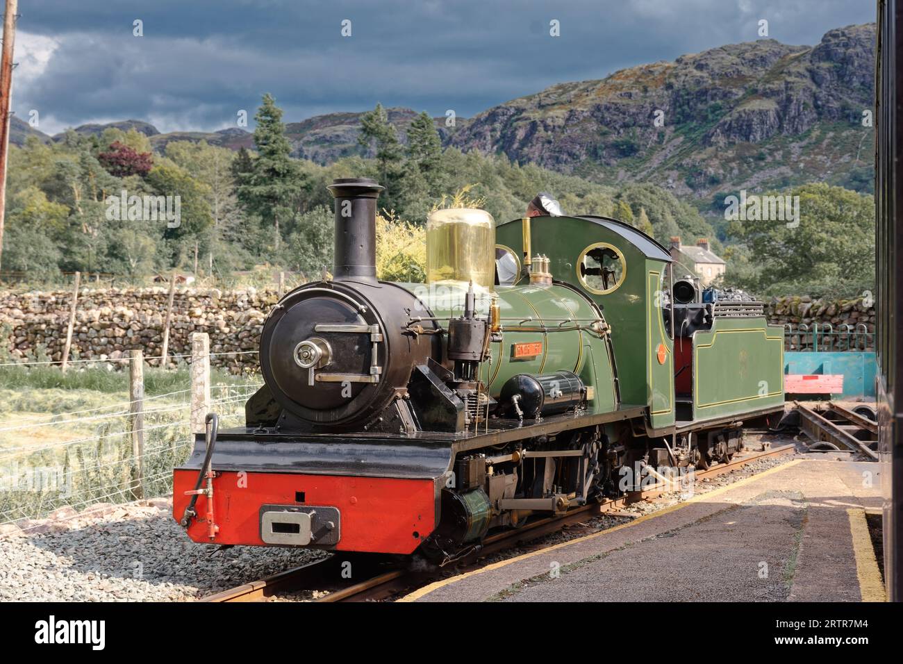 ravenglass & eskdale steam railway Stock Photo - Alamy
