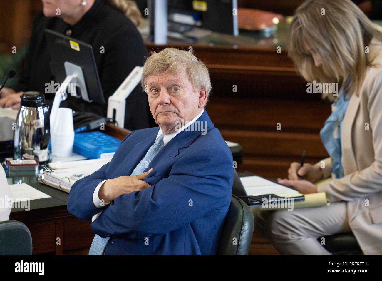 Austin, TX, USA. 14th Sep, 2023. Prosecuting attorney RUSTY HARDIN ...