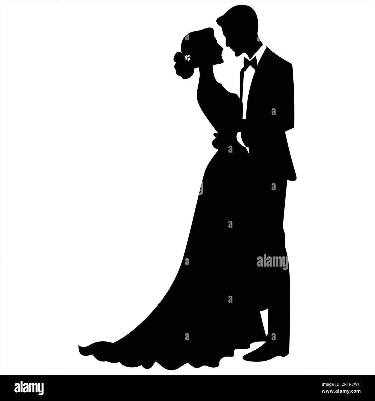 Happy couple in simple Black and White Stock Photos & Images - Alamy