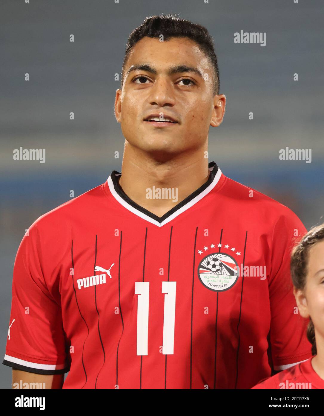 Egypt, Cairo - 12 September 2023 - Mostafa Mohamed of Egypt head shot ...