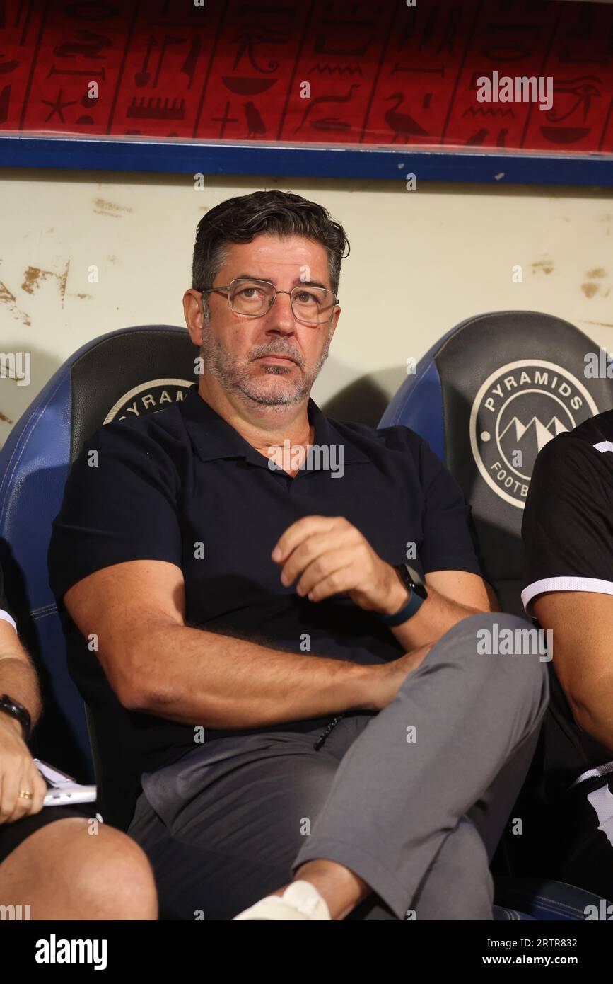 Egypt, Cairo - 12 September 2023 - head coach Rui Vitoria of Egypt ...