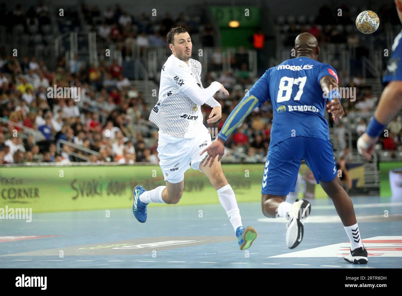 Zagreb, Hrvatska. 14th Sep, 2023. Domagoj Duvnjak of THW Kiel in action during the EHF Champions ...