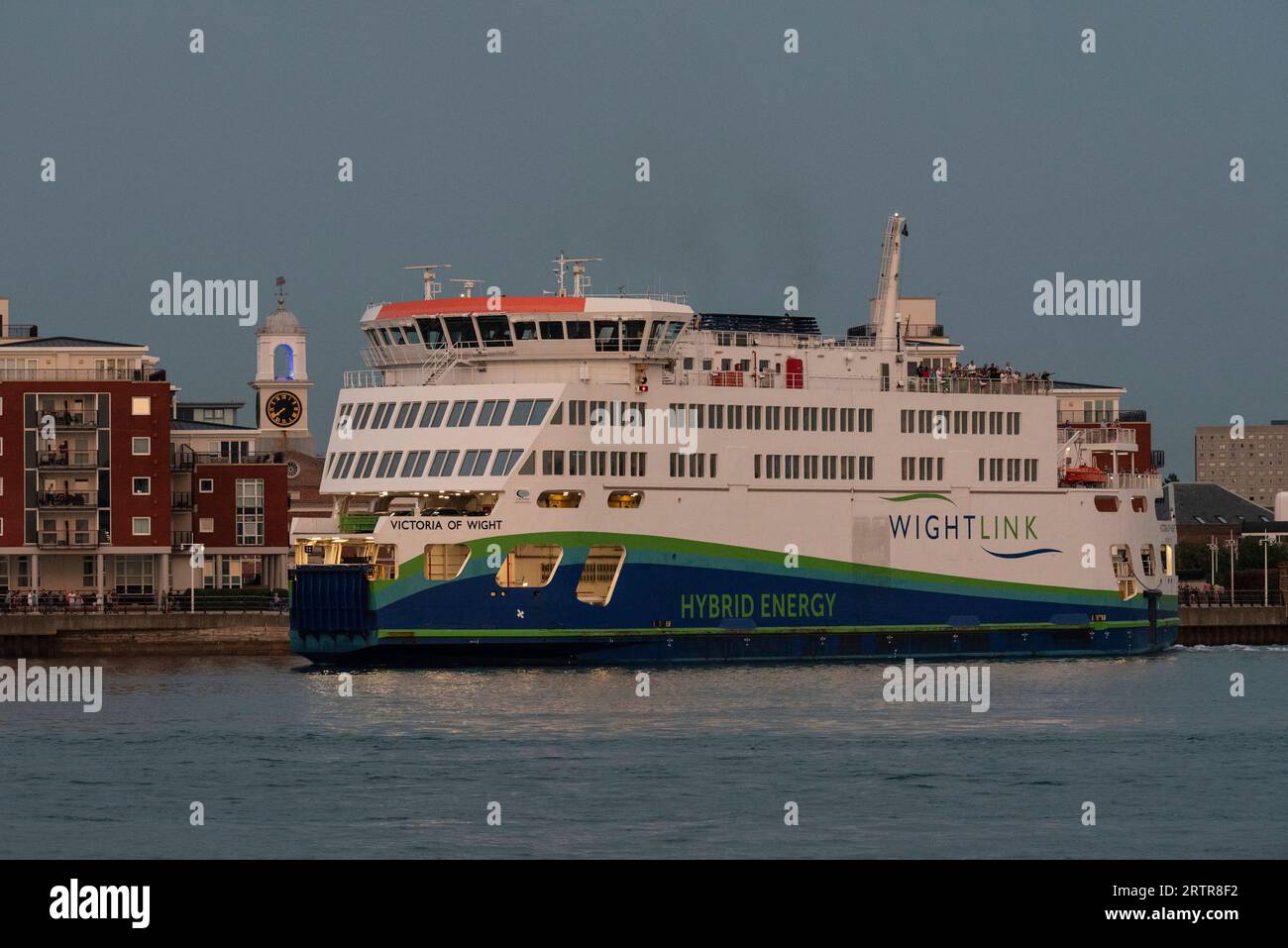 Portsmouth Harbour, Hampshire, England, UK. 8 September 2023. RoRo ...