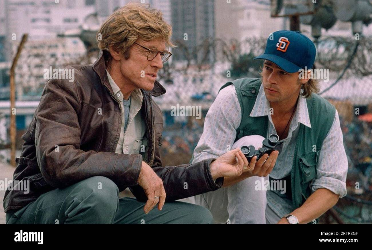 THE SPY GAME 2001 Universal Pictures film with Robert Redford at left ...