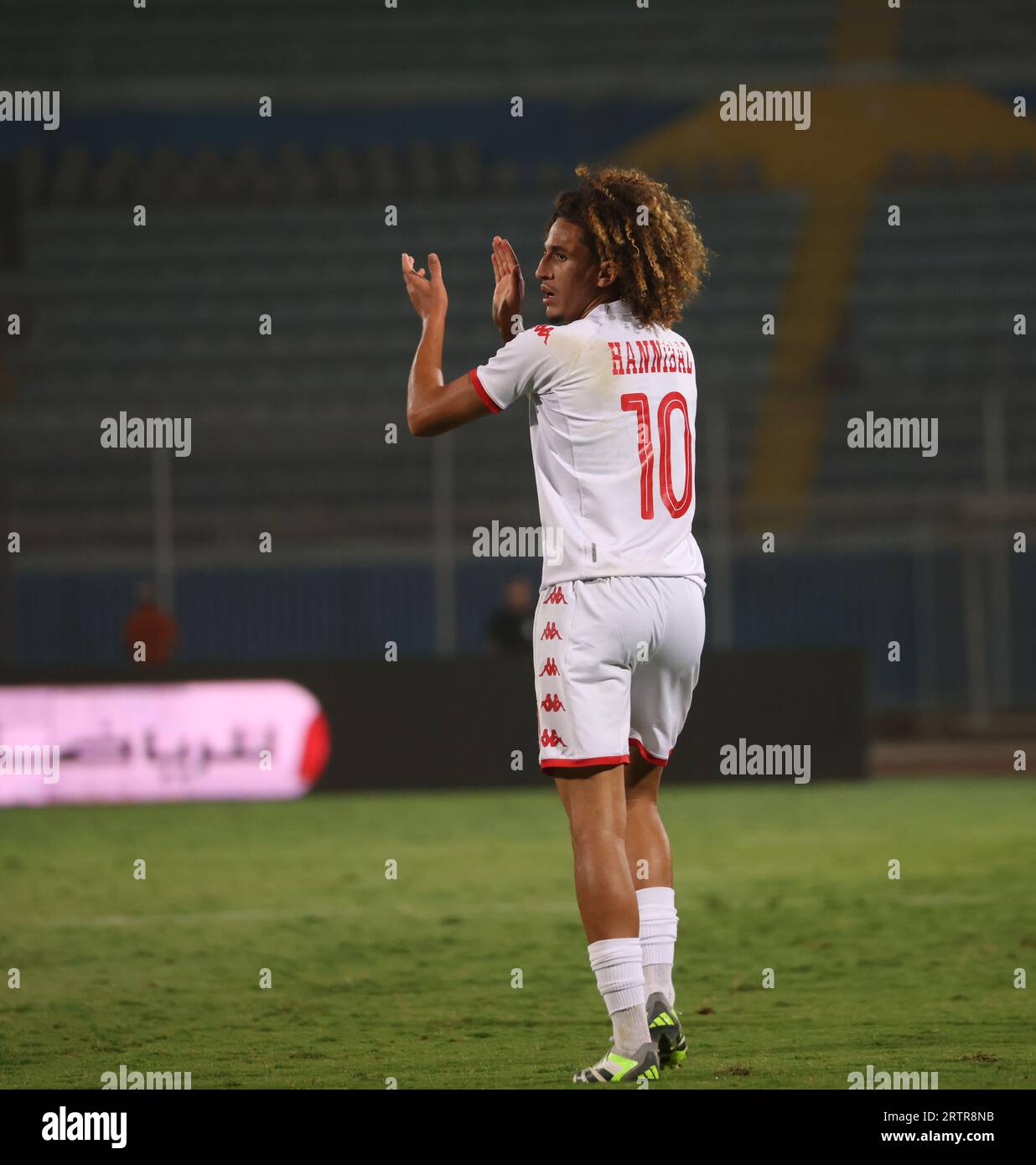 Egypt, Cairo - 12 September 2023 - Hannibal Mejbri of Tunisia during ...