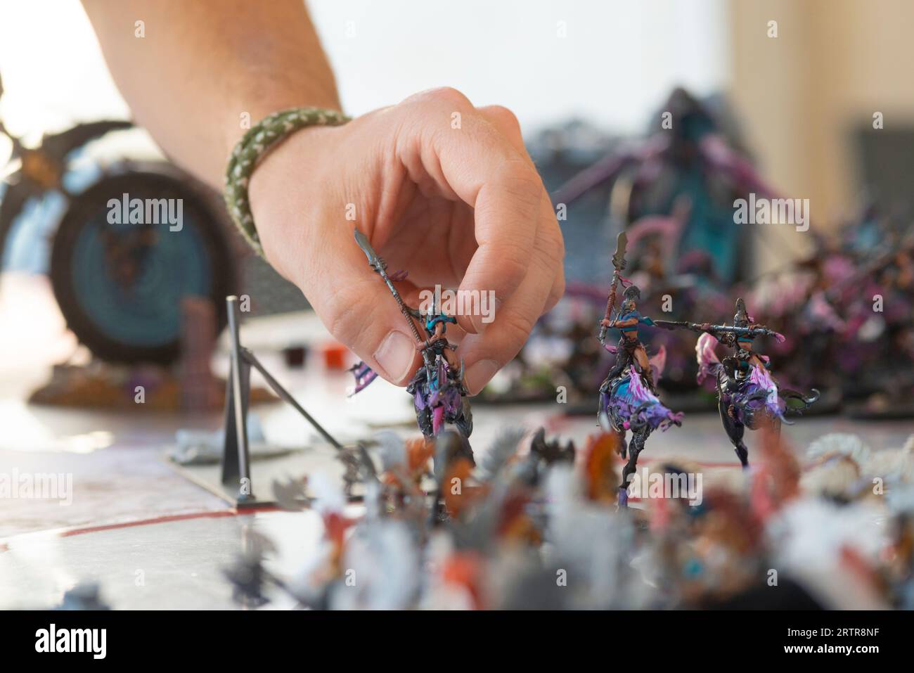 Set of Playing Action Figures, Game Warhammer 40,000, Players Stock ...