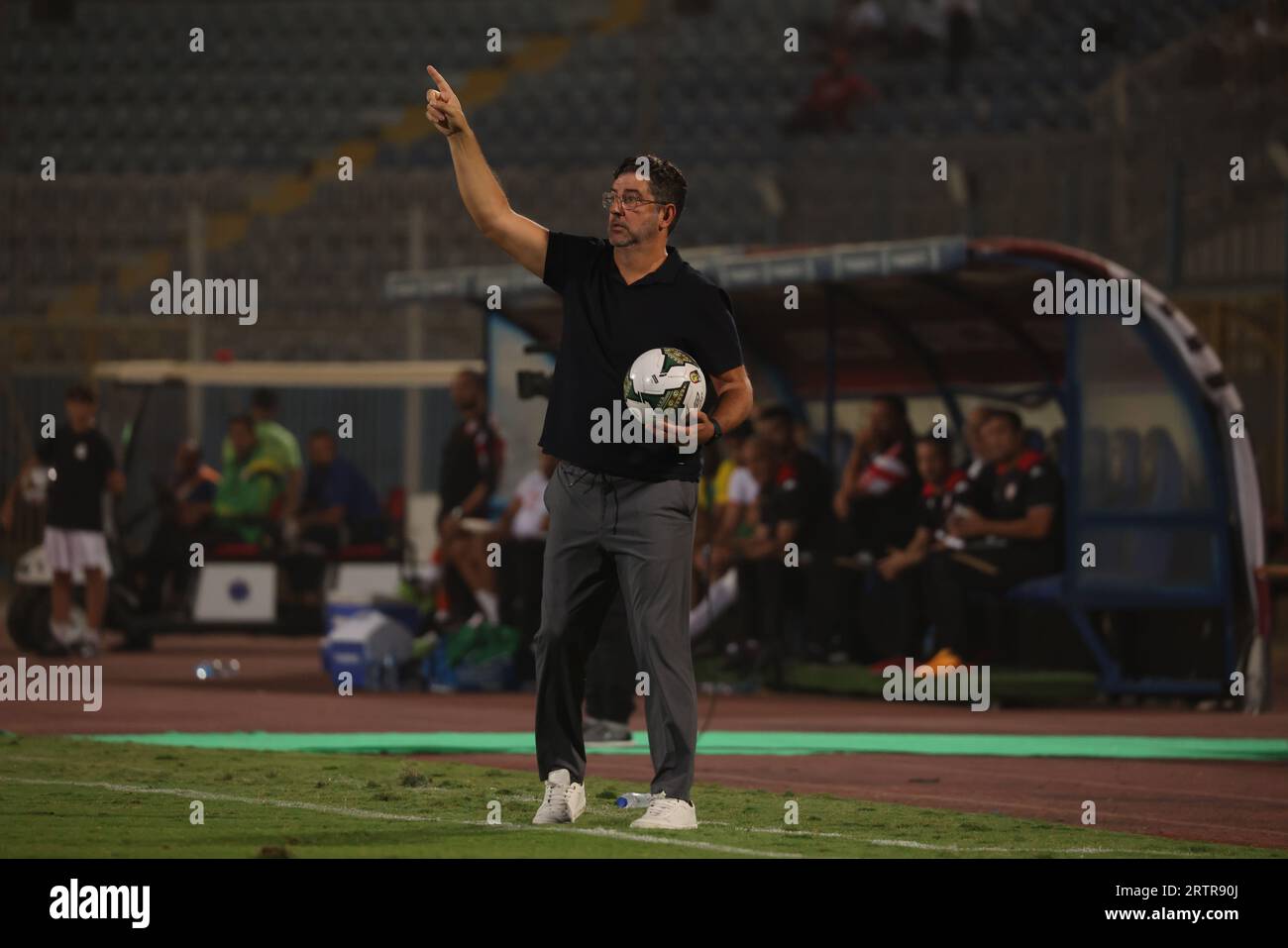 Egypt, Cairo - 12 September 2023 - head coach Rui Vitoria of Egypt ...