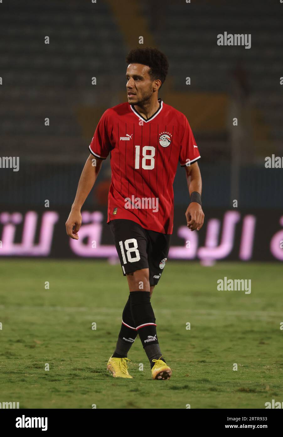 Egypt, Cairo - 12 September 2023 - Mostafa Fathi of Egypt during ...