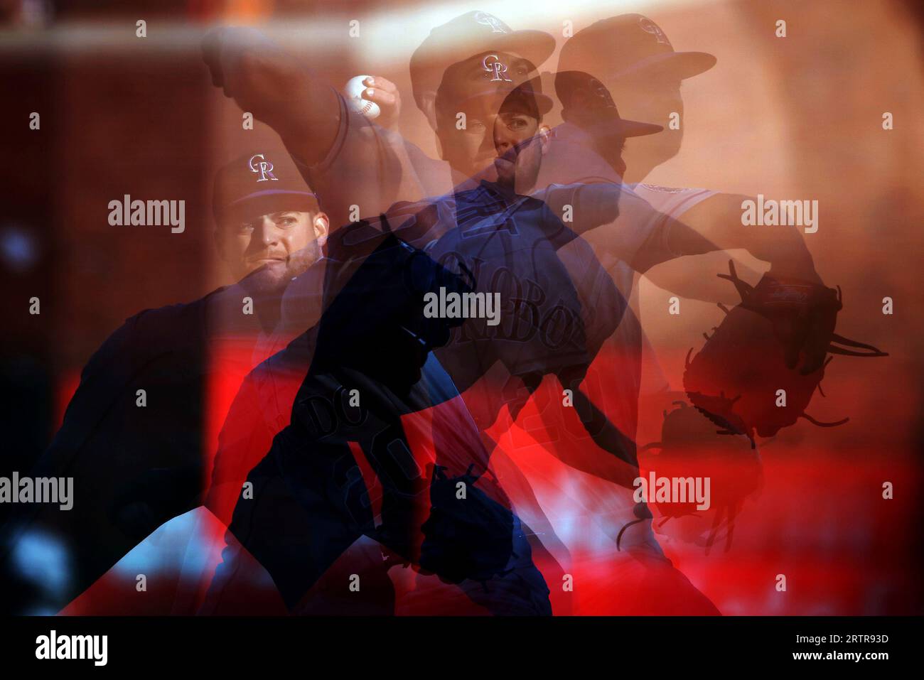 (5 frame in camera multiple exposure) Colorado Rockies' starting ...