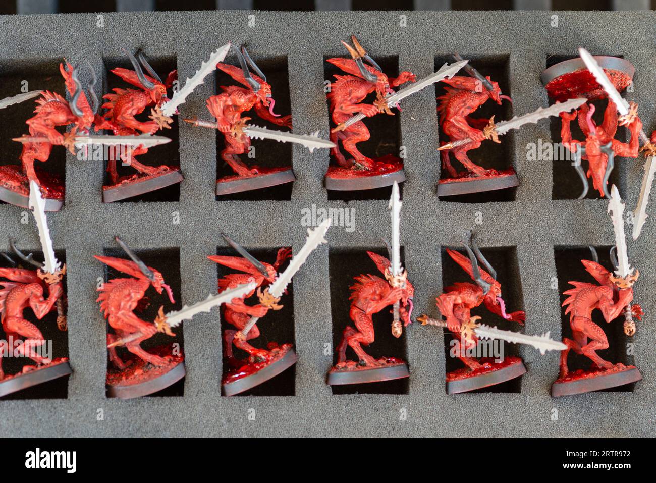 Set of Playing Action Figures, Warhammer 40,000 Miniature Figure Stock ...