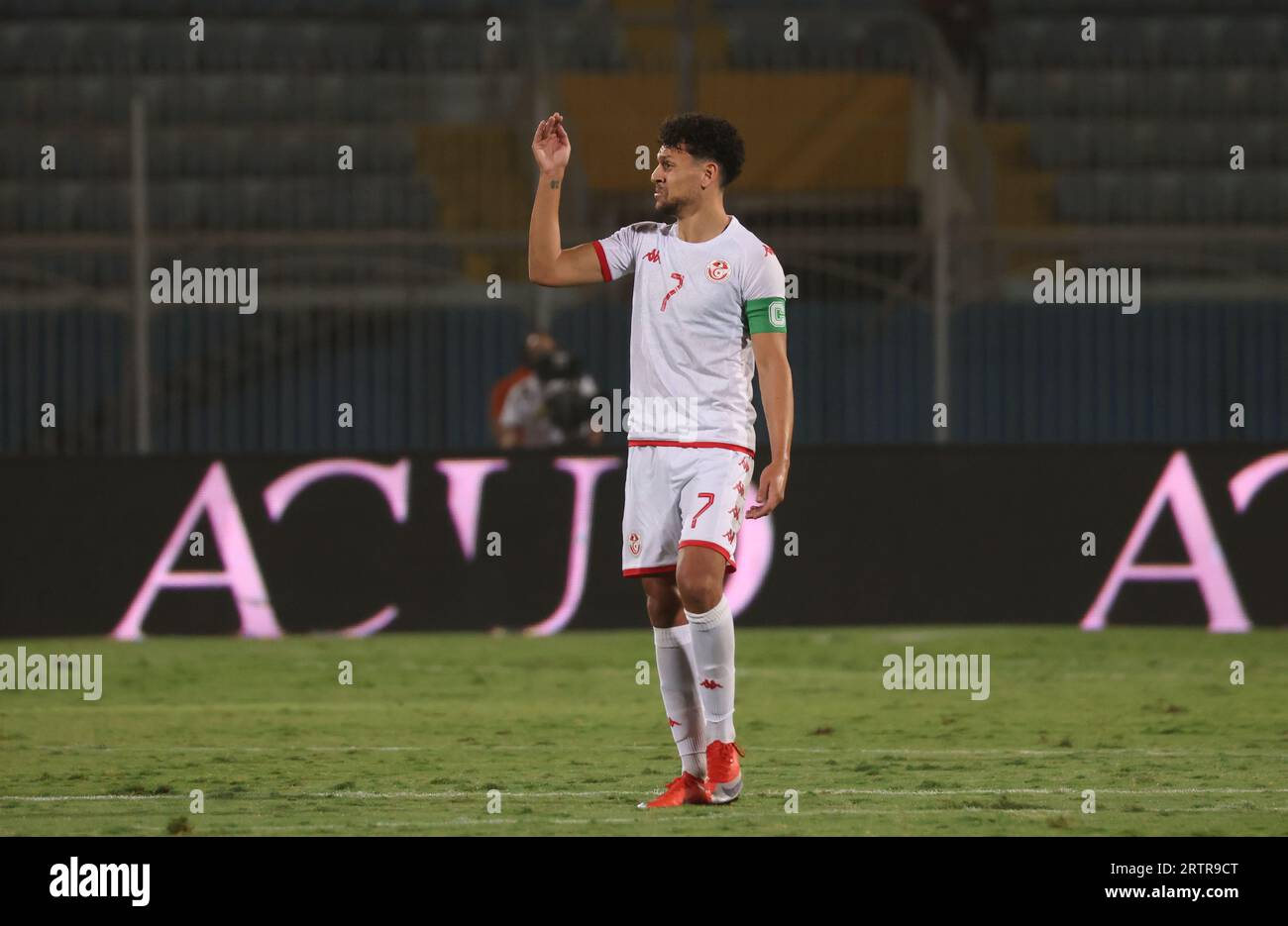 Egypt, Cairo - 12 September 2023 - Youssef Msakni of Tunisia in home ...