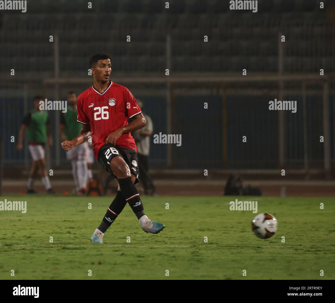 Egypt, Cairo - 12 September 2023 - Hossam Abdul-Majeed of Egypt in home ...