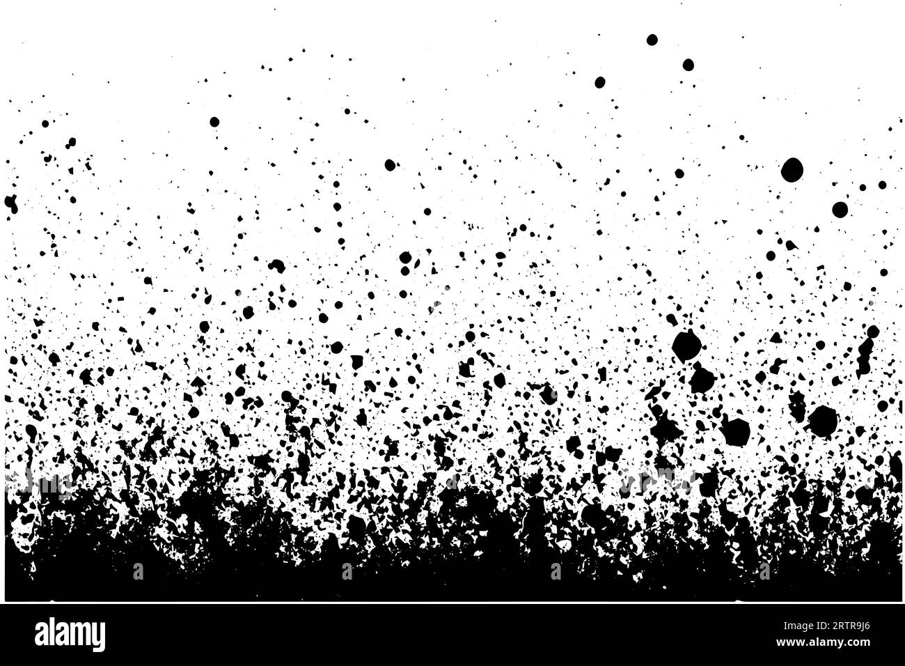 Gritty gravel texture. Gradient halftone overlay backdrop. Monochrome ...