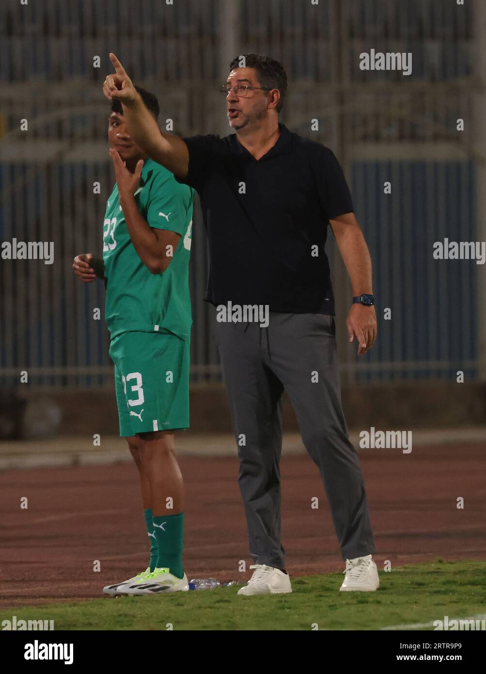 Egypt, Cairo - 12 September 2023 - head coach Rui Vitoria of Egypt ...