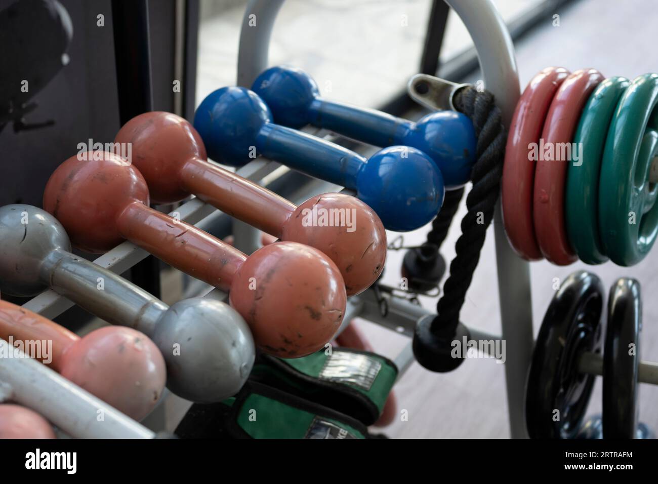 typical weights used in the Brazilian weight training gym Stock Photo ...