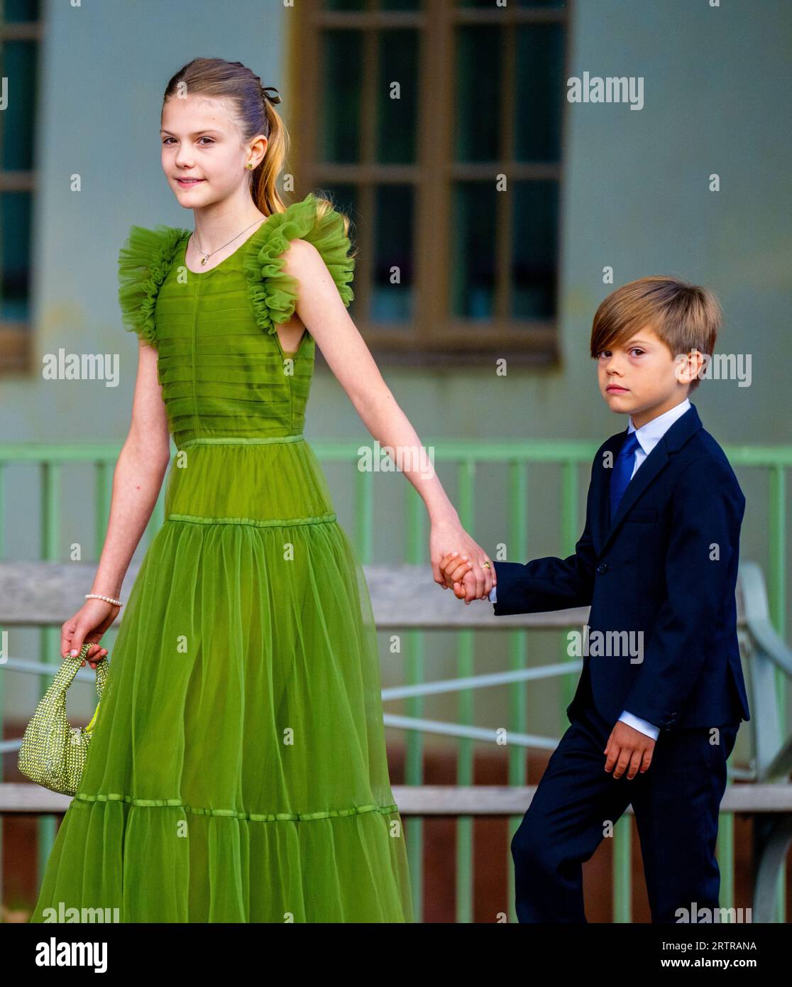Stockholm, Sweden. 14th Sep, 2023. Princess Estelle and Prince Oscar of ...