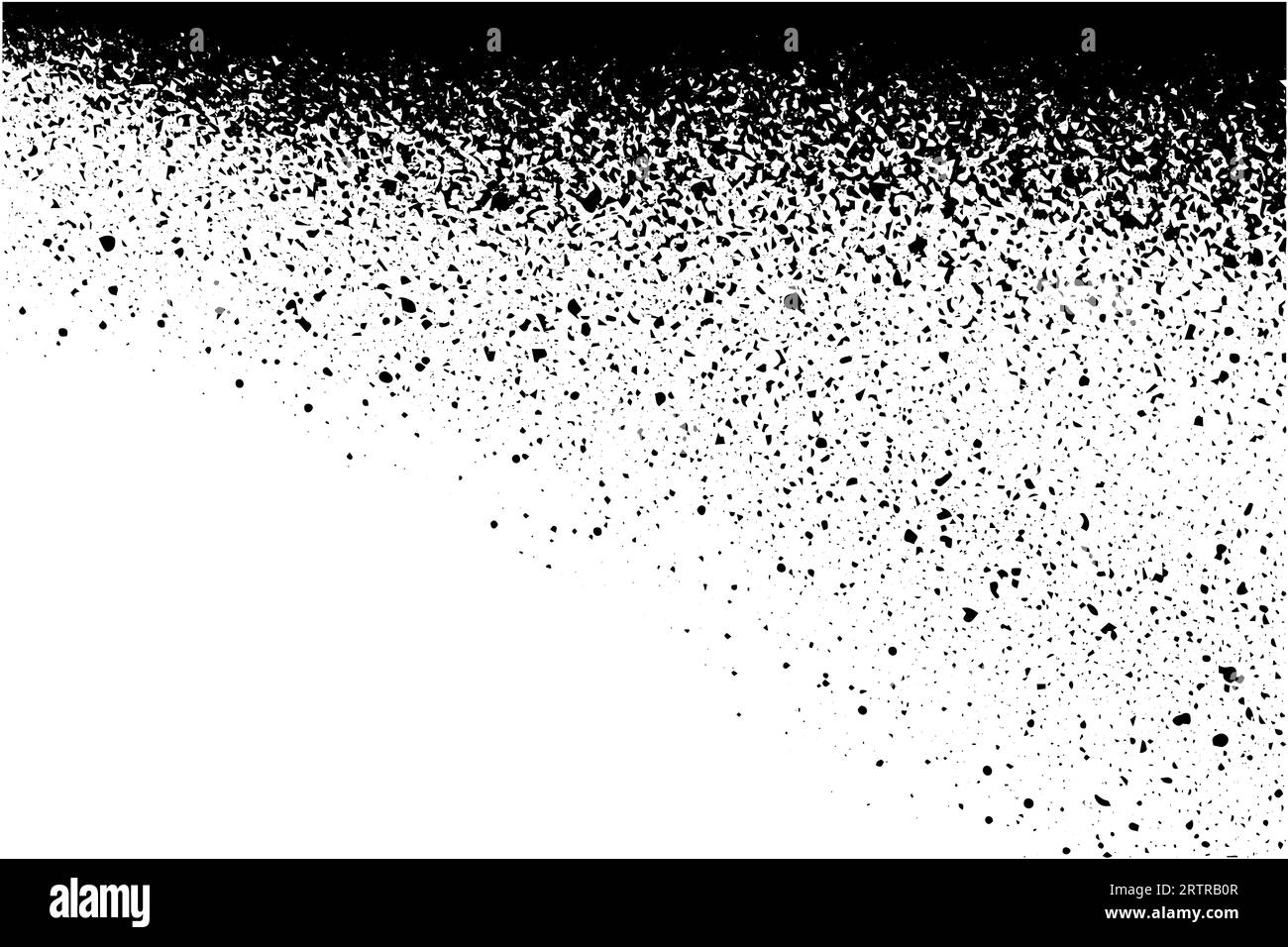 Gritty gravel texture. Gradient halftone overlay backdrop. Monochrome ...