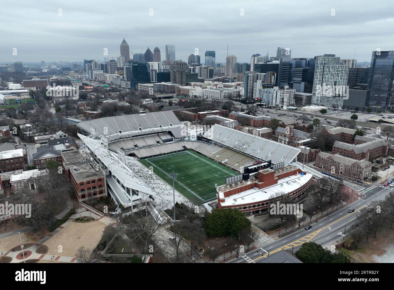 Atlanta, United States. 29th Jan, 2023. A general overall aerial view ...