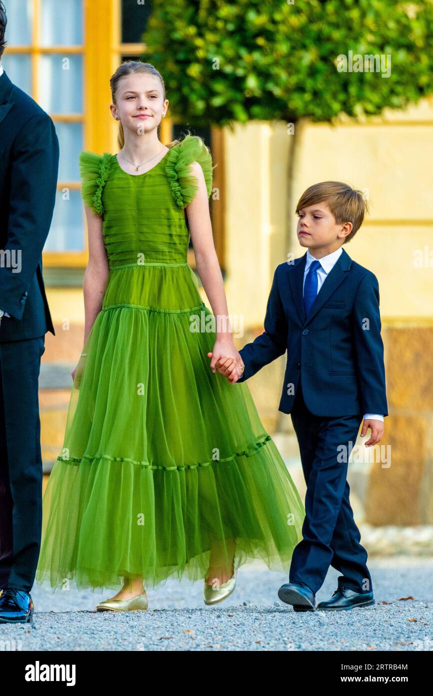 Stockholm, Sweden. 14th Sep, 2023. Princess Estelle and Prince Oscar of ...