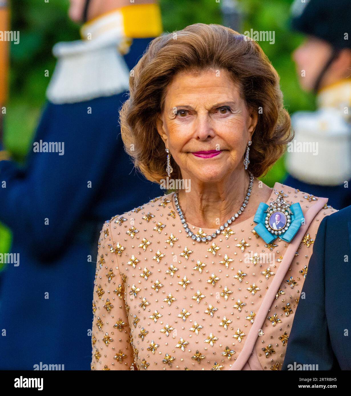 Stockholm, Sweden. 14th Sep, 2023. Queen Silvia of Sweden attending the ...
