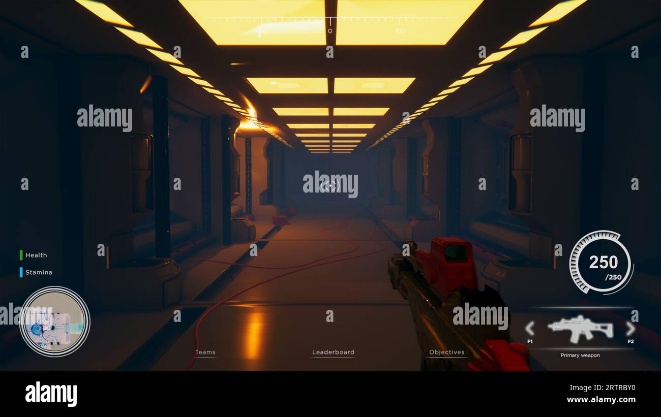 Futuristic gaming overlay hi-res stock photography and images - Alamy