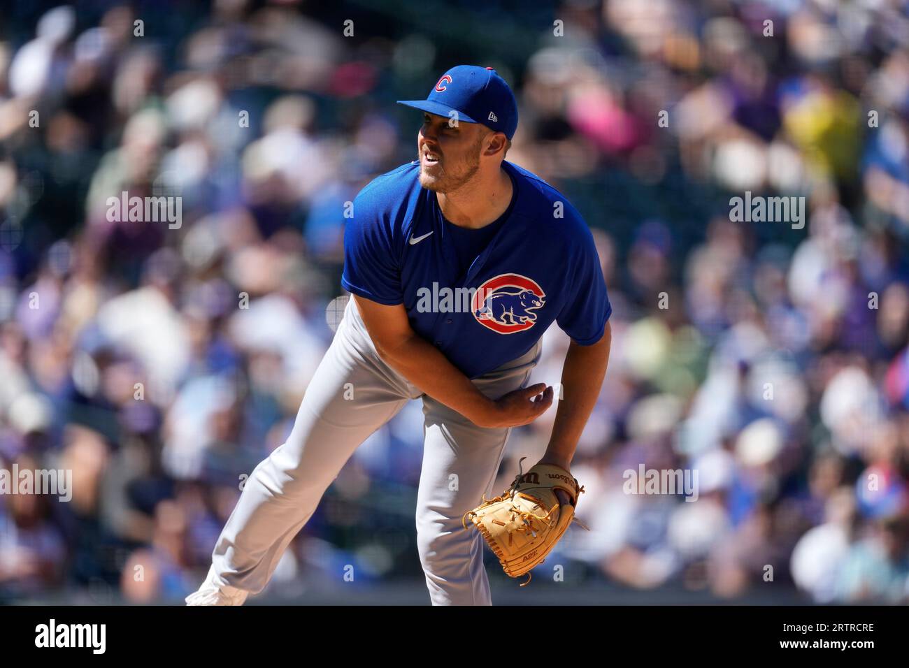 Chicago Cubs starting pitcher Jameson Taillon (50) in the first inning ...