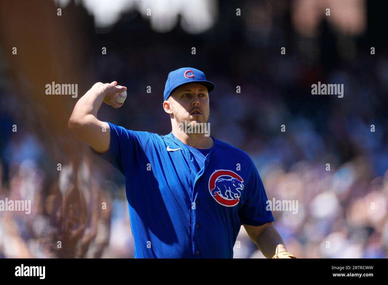 Chicago Cubs starting pitcher Jameson Taillon (50) in the second inning ...