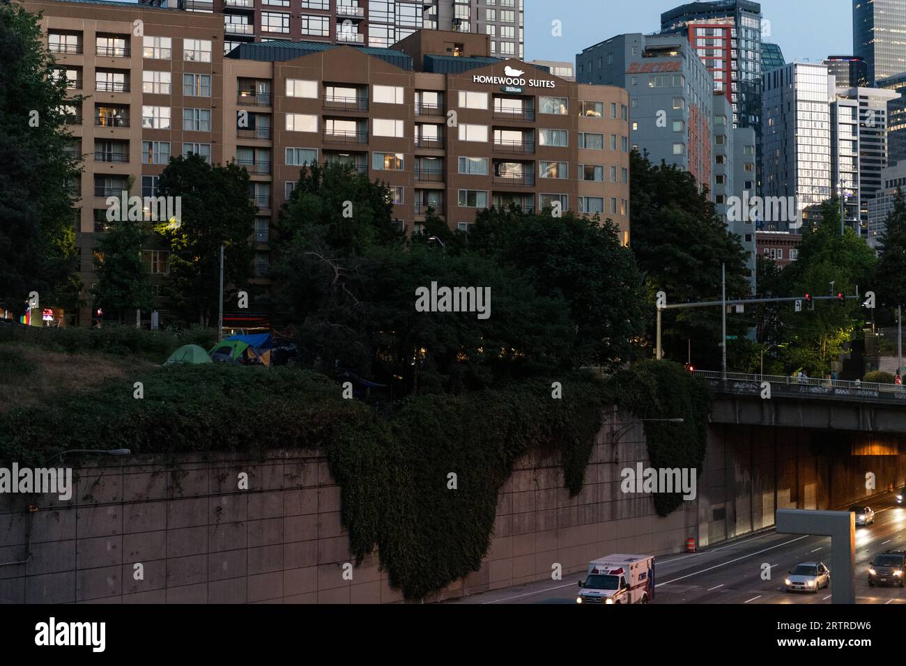Homeless encampment seattle hi-res stock photography and images - Alamy