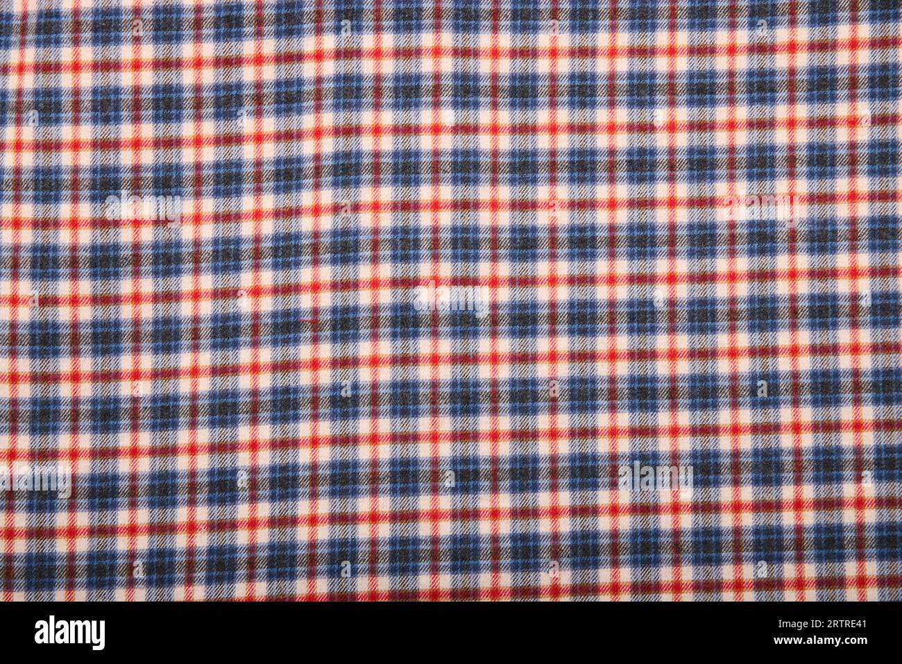plaid flannel fabric. tartan texture background. shirt fabric with a ...