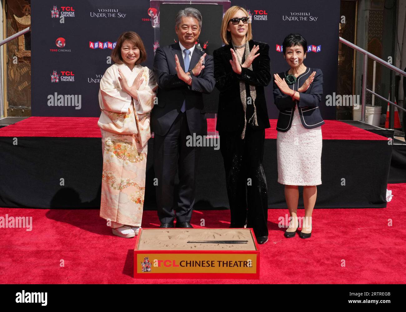 Los Angeles, USA. 14th Sep, 2023. Yoshiki, Japan Consul General Kenko ...