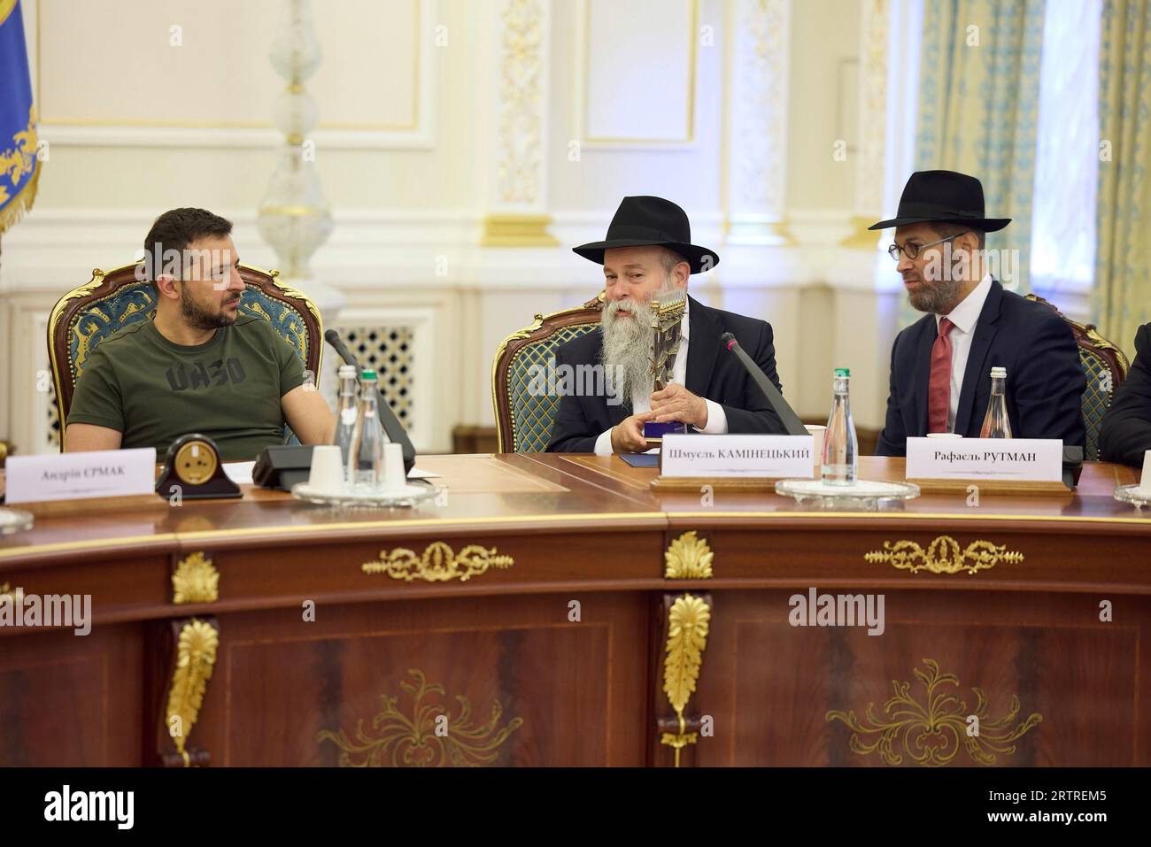 Kyiv, Ukraine. 14th Sep, 2023. Ukrainian President Volodymyr Zelenskyy ...