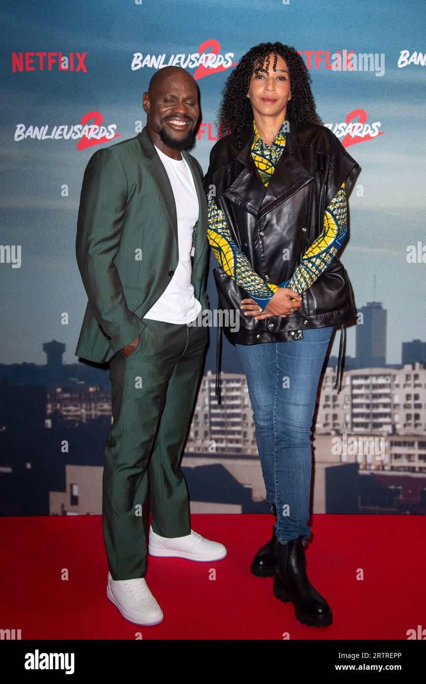 Paris, France. 14th Sep, 2023. Kery James and Leila Sy attending the ...