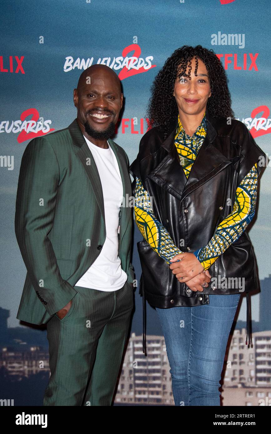 Paris, France. 14th Sep, 2023. Kery James and Leila Sy attending the ...
