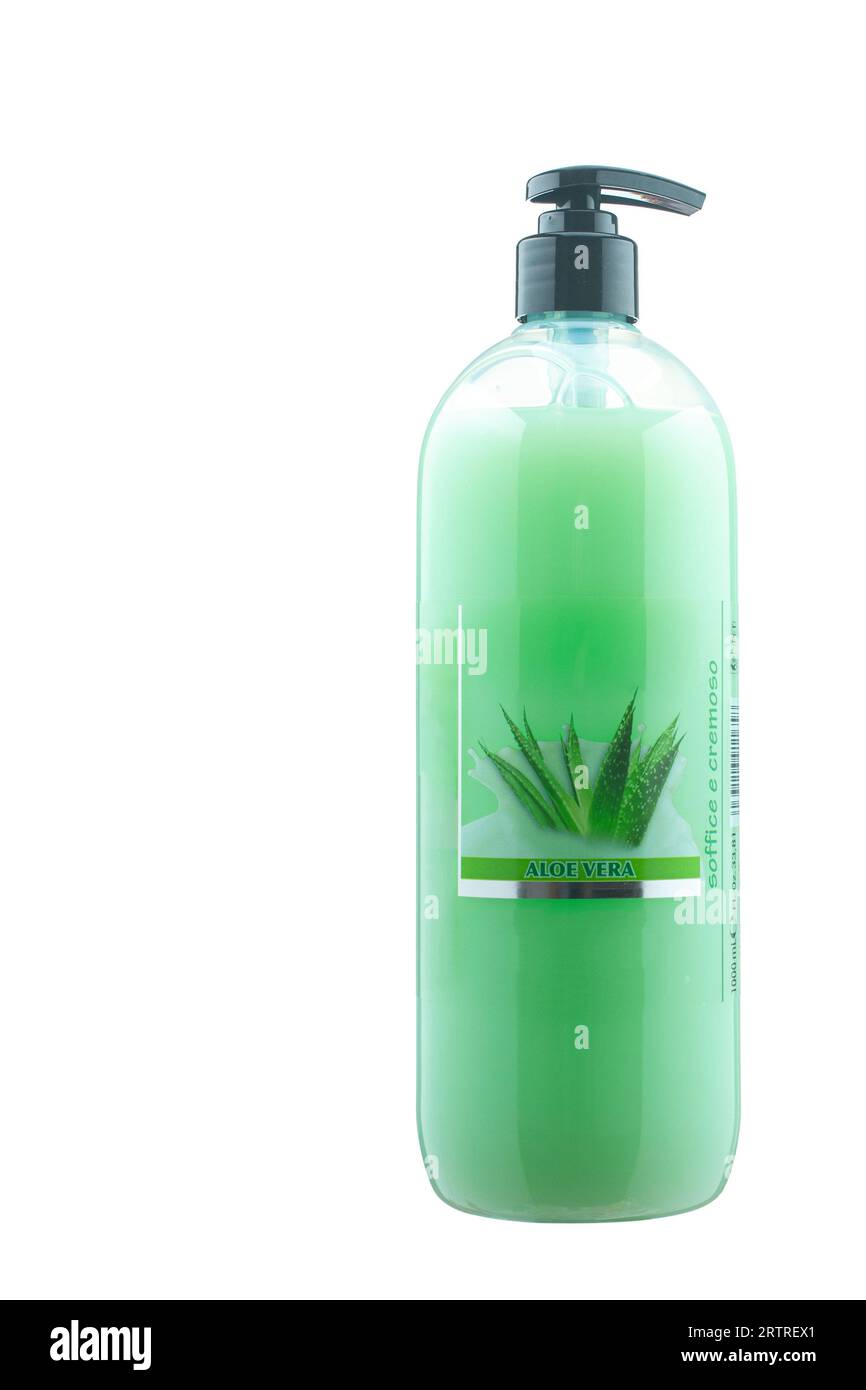 liquid hand soap isolated on white background Stock Photo - Alamy