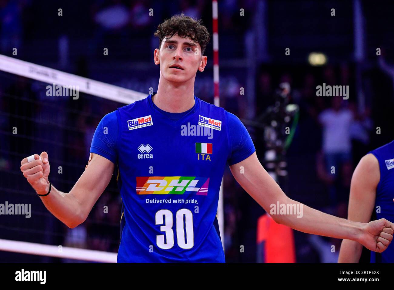 Rome, Italy. 14th Sep, 2023. Leandro Mosca of Italy celebrates during ...