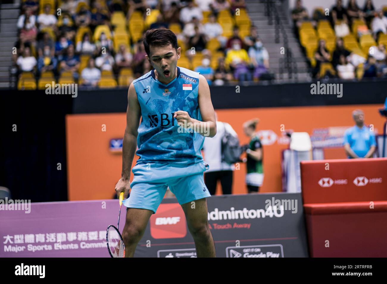 Hong Kong, China. 14th Sep, 2023. Fajor Alfian, Muhammad Rian Ardianto ...