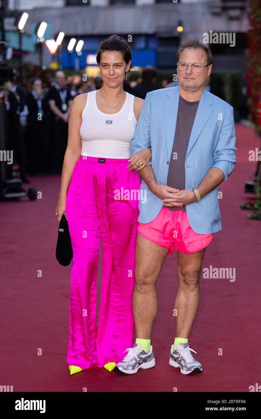 Dovile Drizyte and Juergen Teller pose for photographers upon arrival ...