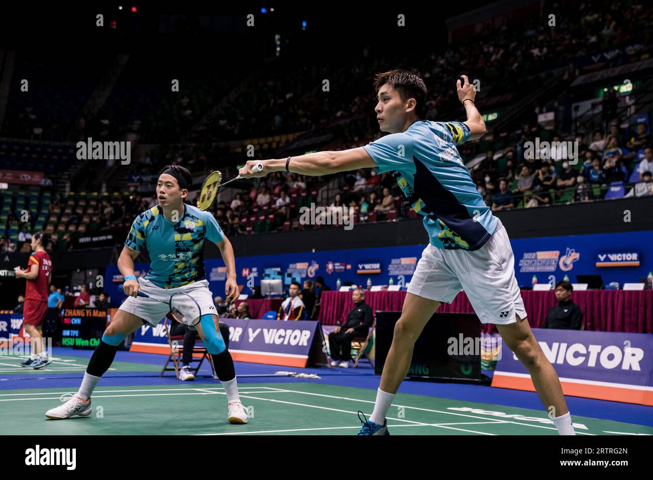 Hong Kong, China. 14th Sep, 2023. Chiu Hsiang Chieh, Yang Ming Tse of ...