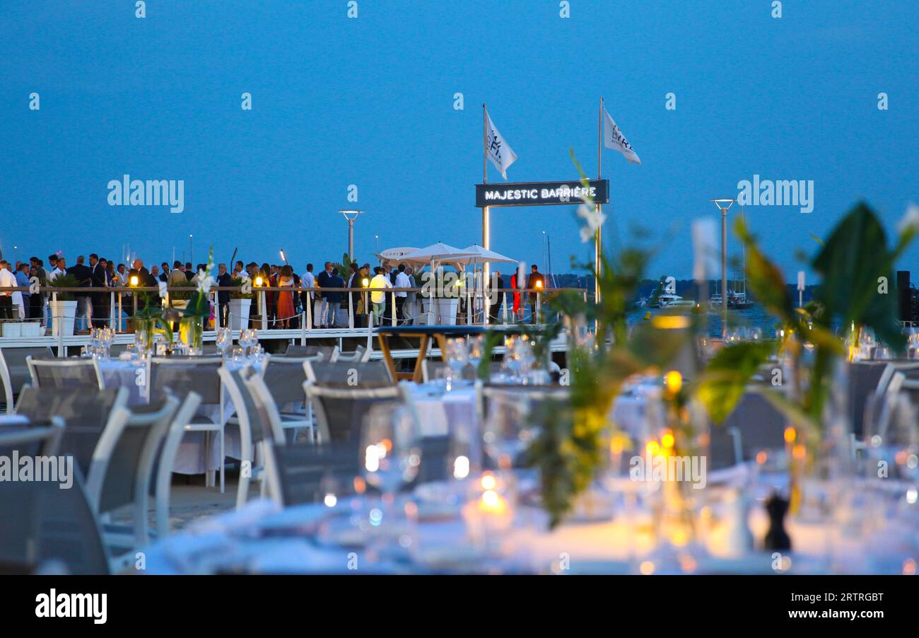 Cannes, France - September 14, 2023: Yachting Festival Cannes with ...