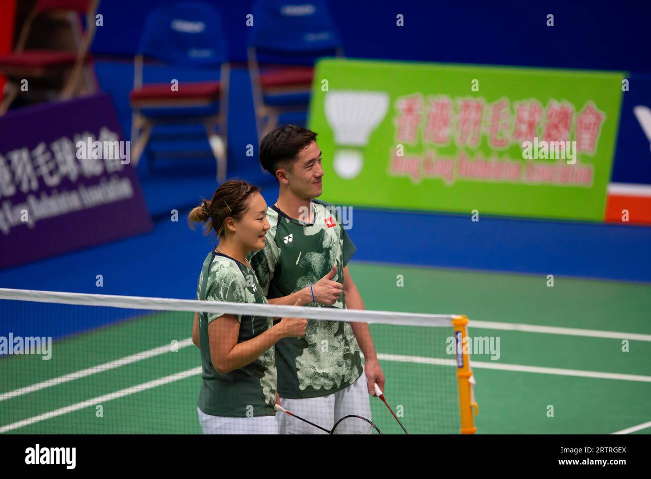 Hong Kong, China. 14th Sep, 2023. Tang Chun Man, Tse Ying Suet of Hong ...