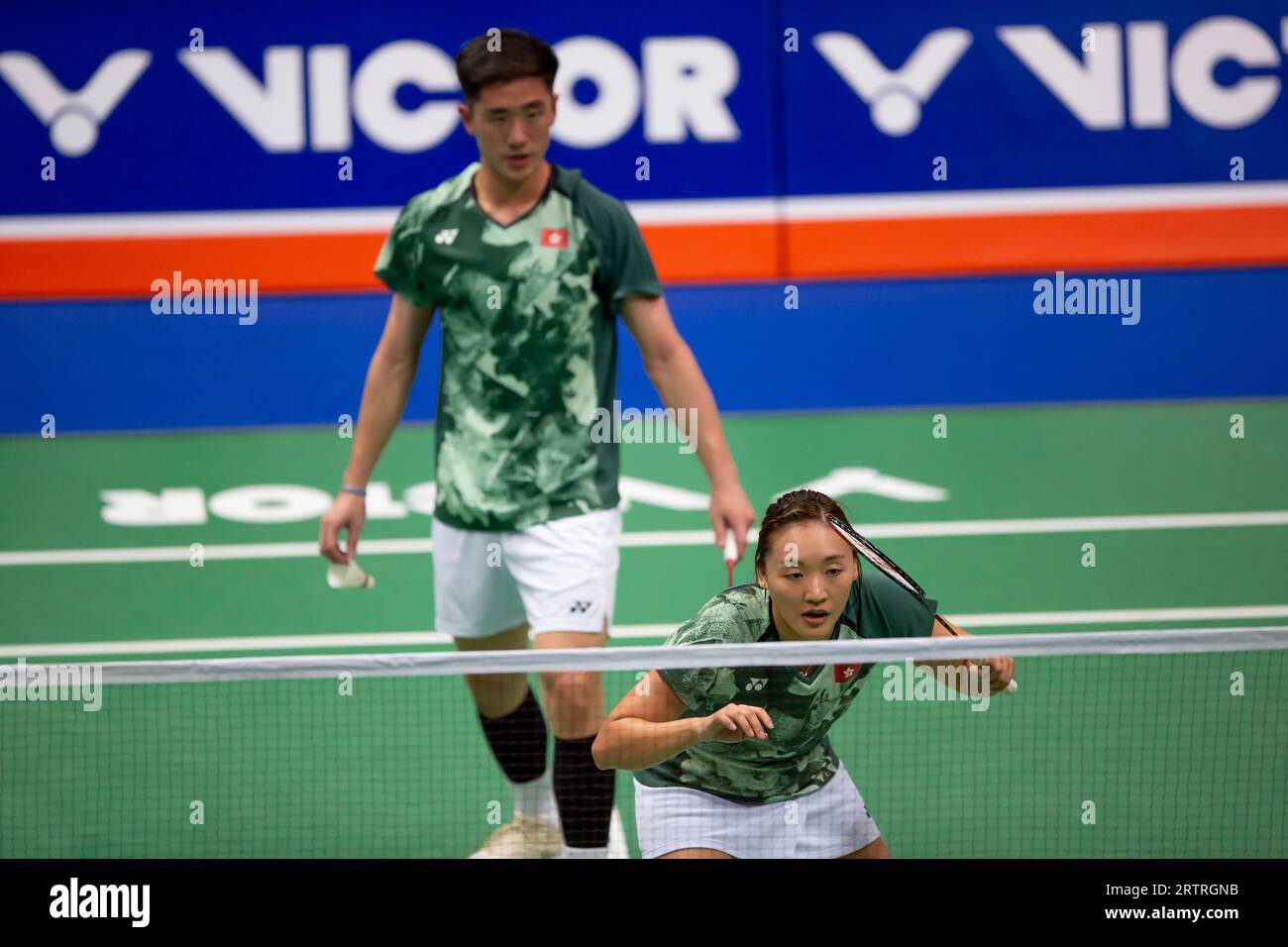 Hong Kong, China. 14th Sep, 2023. Tang Chun Man, Tse Ying Suet of Hong ...