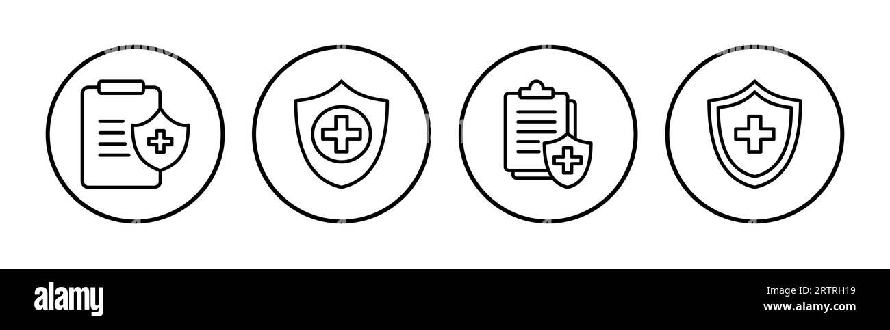 Health insurance icon vector. medical insurance icon Stock Vector Image ...