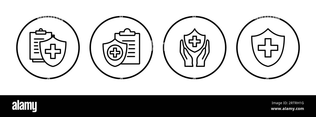 Health insurance icon vector. medical insurance icon Stock Vector Image ...