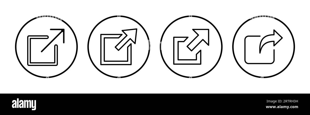 External share Black and White Stock Photos & Images - Alamy