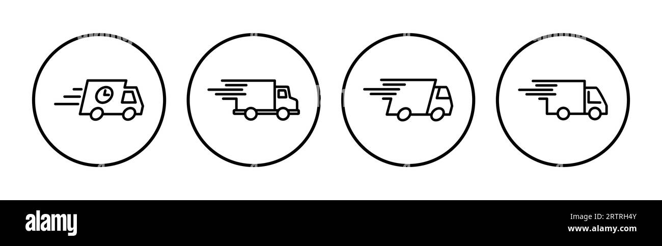 Delivery icon vector. Shipping fast delivery icon Stock Vector Image ...