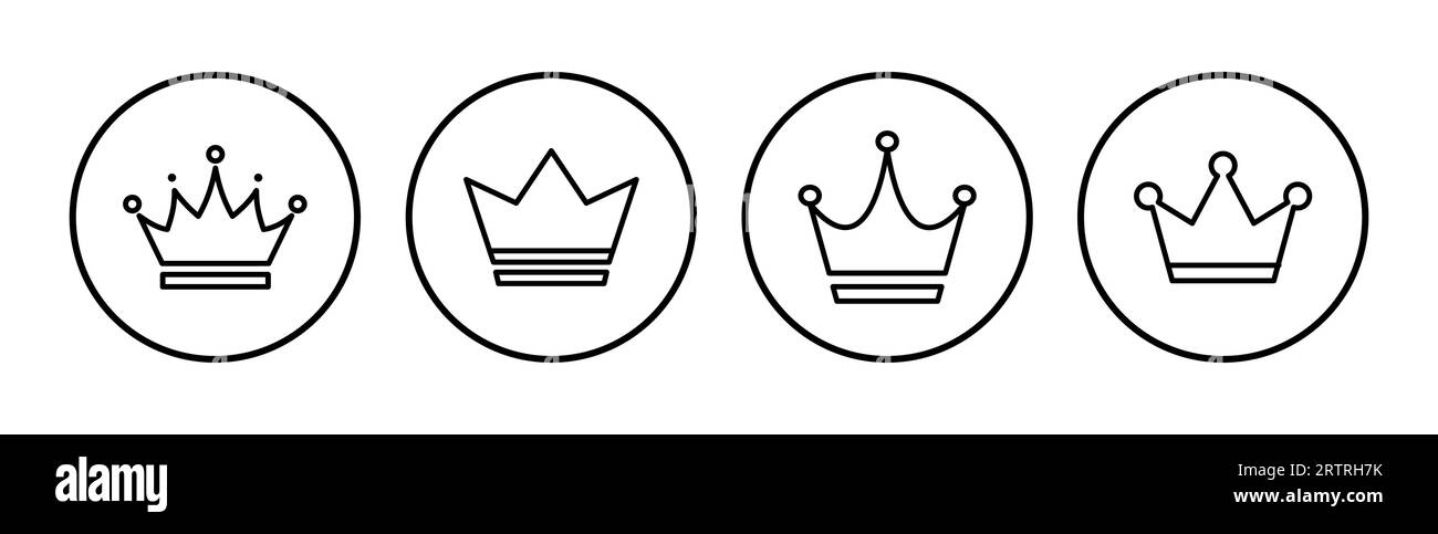 Crown Icon vector. Crown symbol for web site design Stock Vector Image ...