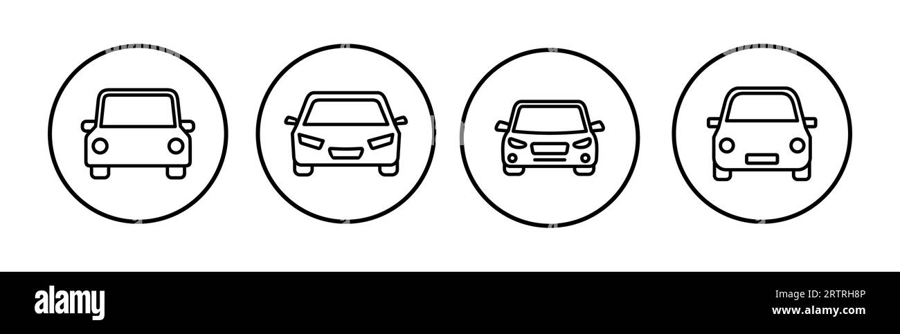 Car icon vector. Car sign. sedan Stock Vector Image & Art - Alamy