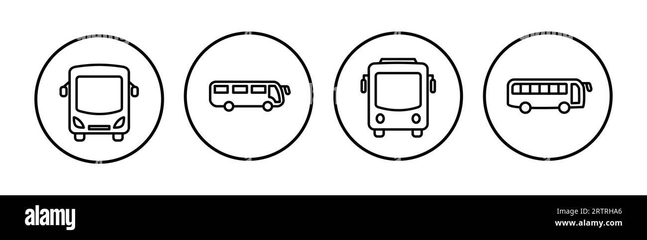 Bus icon vector. bus vector icon Stock Vector Image & Art - Alamy