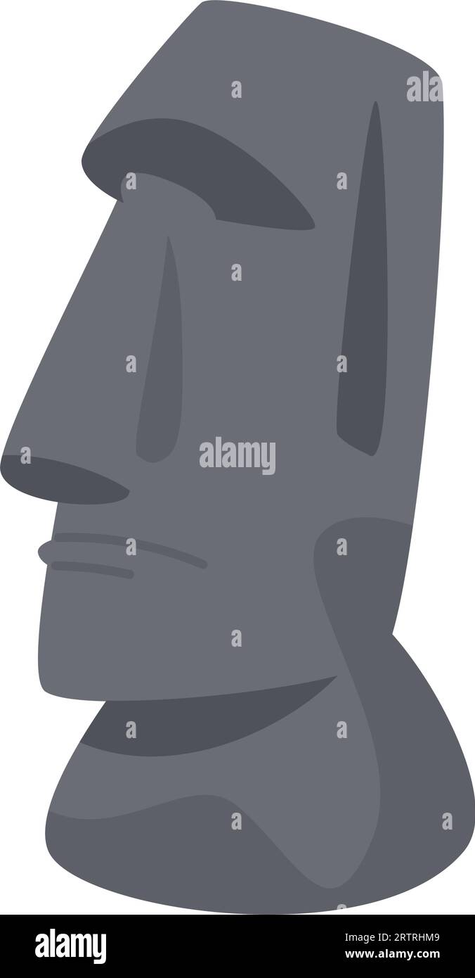 statue of moai easter island Stock Vector Image & Art - Alamy